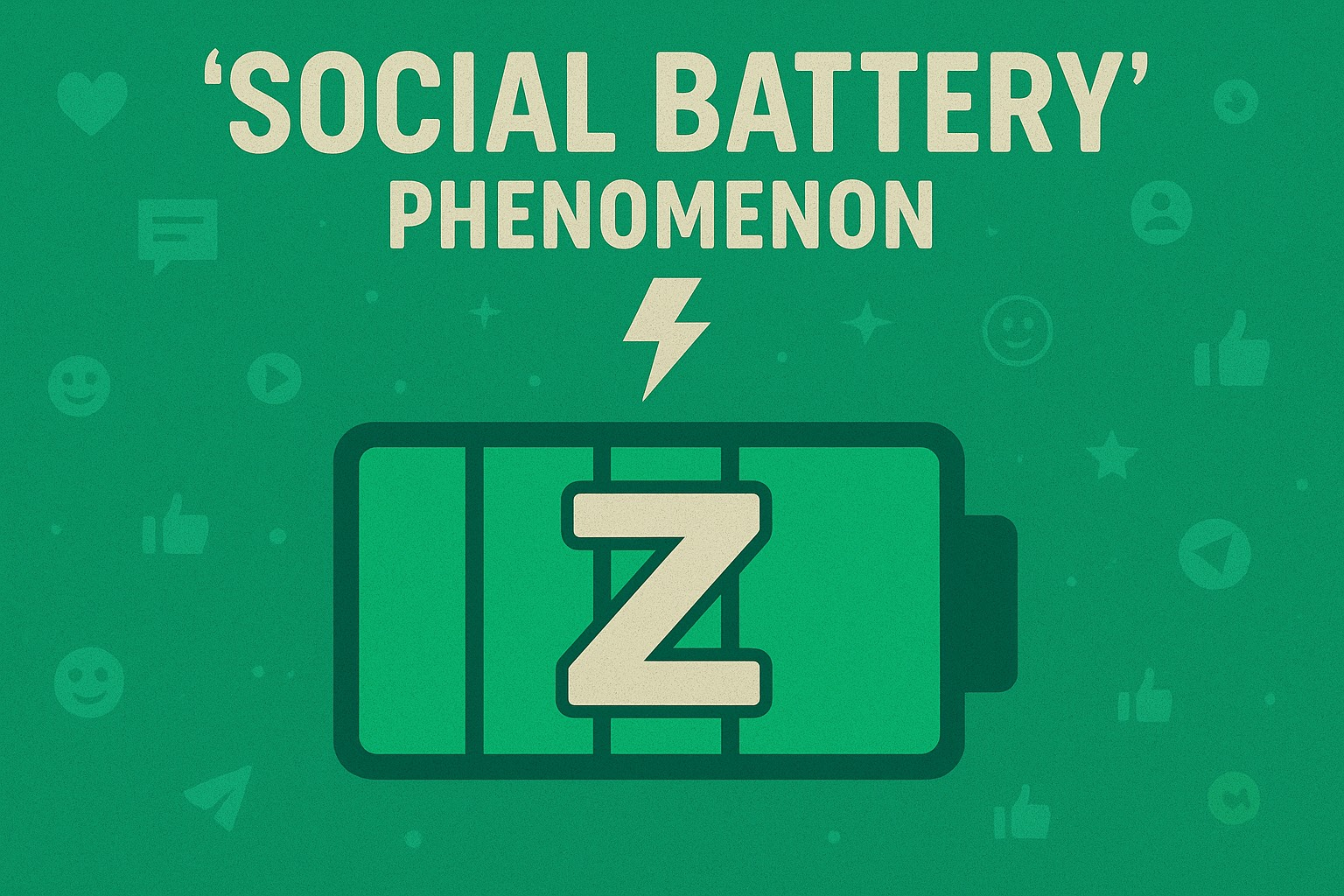 The 'Social Battery' Phenomenon: Why Gen Z is Redefining Social ...
